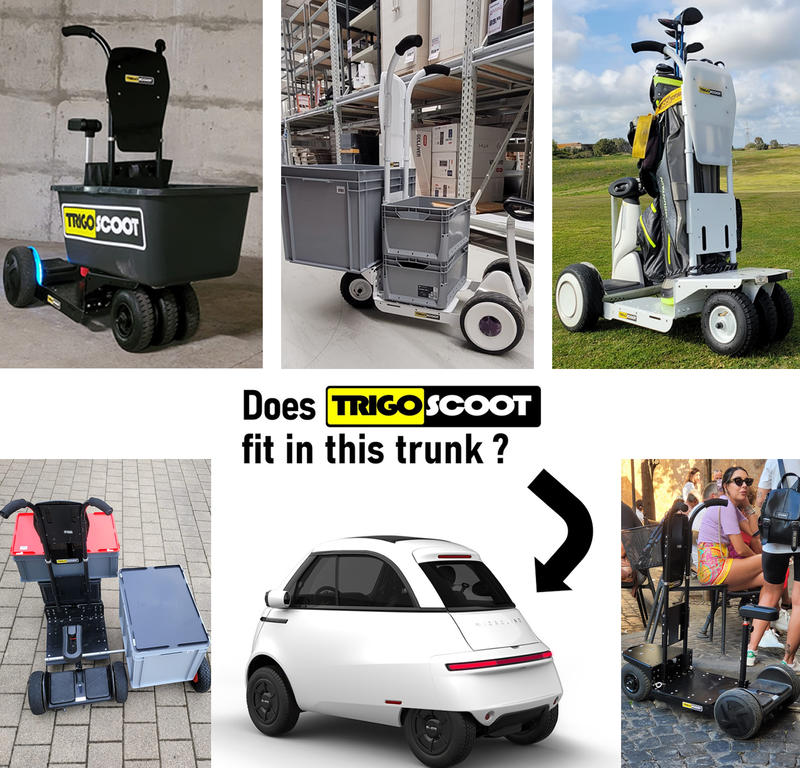 TRIGOSCOOT lightweight micro-mobility cargo solutions at IAA MOBILITY 2023